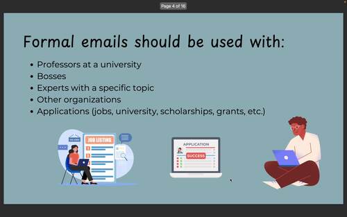 Writing Professional Emails: Business English Lesson Presentation