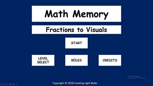 MEGA BUNDLE Interactive Math Memory Games - Fractions, Decimals ...