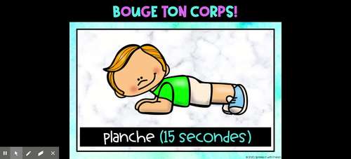 Bouge ton corps Digital Fitness Break by Sprinkle it with French