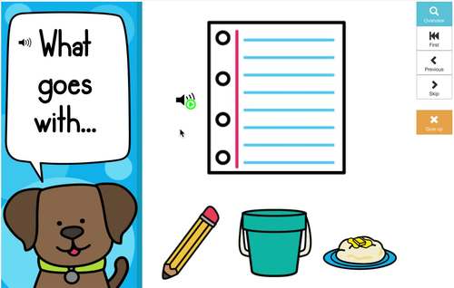 Word Associations | BOOM CARDS by Teaching Literacy | TPT