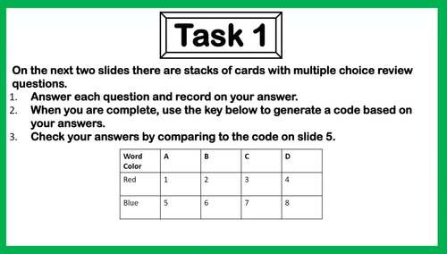 Photosynthesis and Cell Respiration Review Task Cards- Digital and ...