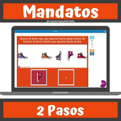 Mandatos 2 Pasos Following 2 Step Directions Spanish Boom Cards | TPT