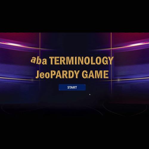 RBT Exam Study Guide (ABA Terminology Jeopardy Game) by The Busy BeeCBA