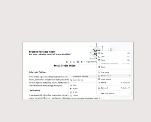 Social Media Policy, Editable Google Doc by CC Digital Studios | TPT