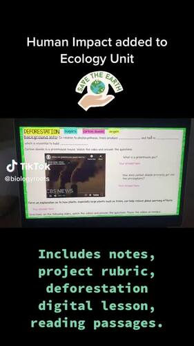 Ecology Human Impact Mini Bundle by Biology Roots | TPT