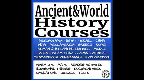 Medieval World History Curriculum - Middle Ages Rome China India Africa ...