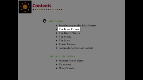 The Inner Planets - PC Gr. 5-8 by CCP Interactive | TpT
