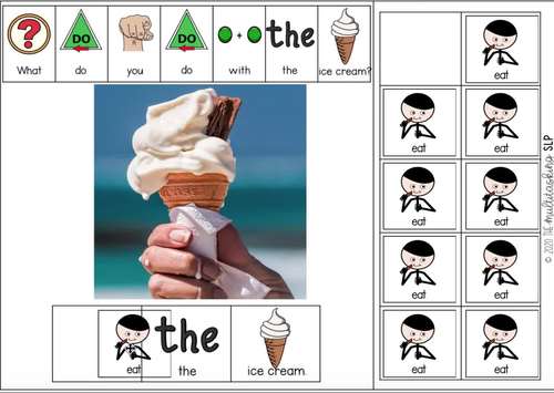 Core Word Interactive Book - EAT | AAC | BOOM CARDS™ by The ...