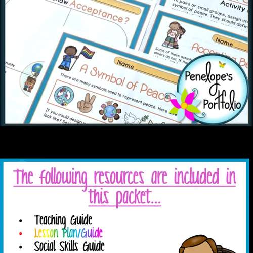 Acceptance, Peace and Diversity Activities and Lessons - Character ...