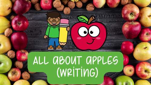All About Apples September Writing Apple Unit PreK Kindergarten First ...