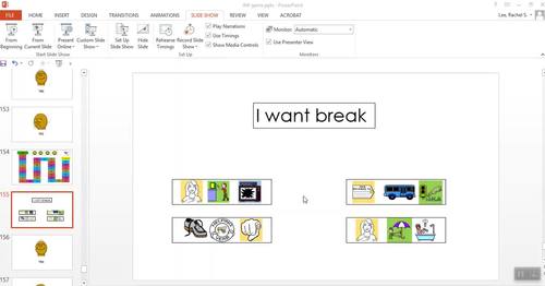 Communication device (words for life) vocabulary and reading game by ...