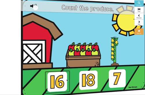 Counting to 20 - Boom Cards by Keri Brown | TPT