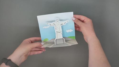 Christ the Redeemer - 3D Craft of Brazil Landmark by 10 Minutes of ...