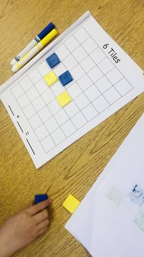 My Book of Tiles - Kindergarten 1st Math NO PREP Number Composition Book