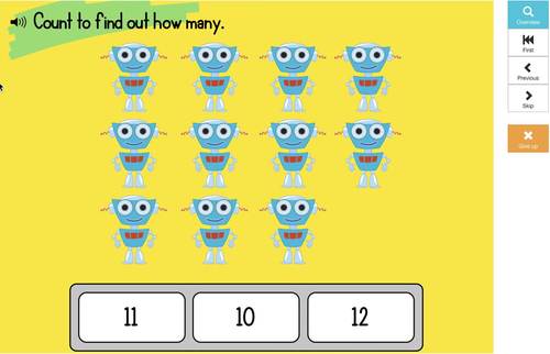 Counting to 20 | BOOM CARDS™ by Teaching Literacy | TPT