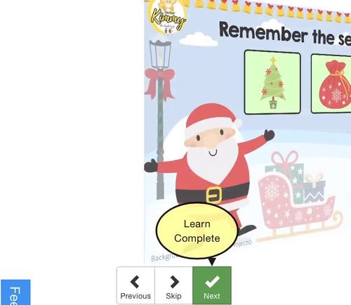 Christmas Picture Sequencing Visual Memory Boom Cards by Teacher Kimmy