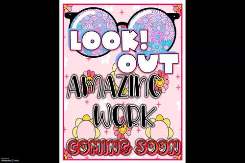 90's Western Disco Amazing Work Coming Soon Posters | TPT