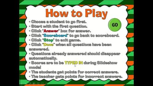 Counting Pumpkins Powerpoint Game by Teacher Gameroom | TPT