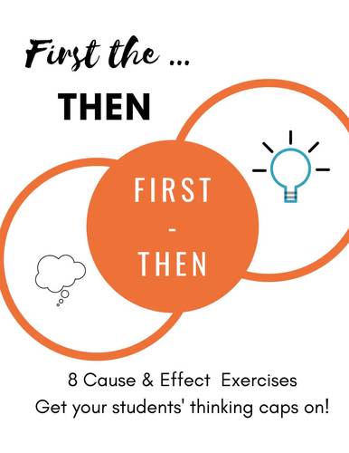 First - Then. Sequencing. Cause & Effect. ELA. Workbook. Exercises. ESL ...