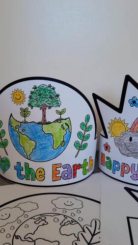 Earth Day Crown Craft | Earth Day Craftivity | April Spring Activities