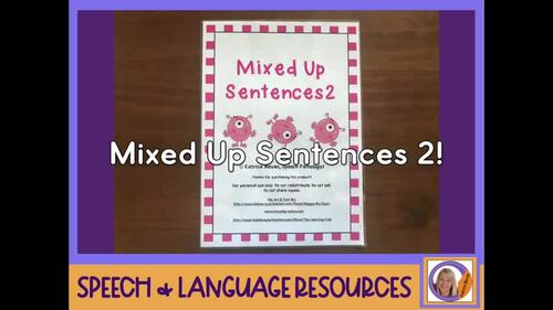 Mixed Up Sentences 2 by Katrina Bevan | TPT