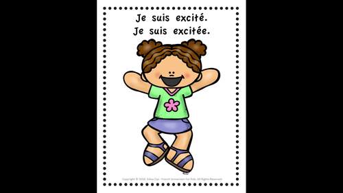 JE SUIS! - LES ÉMOTIONS! FEELINGS IN FRENCH | TPT