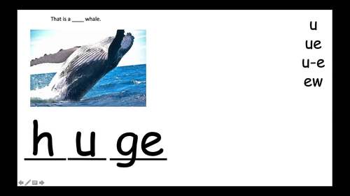 /ue/ Spelling Daily Review/Warm Up -u ue u-e ew- Editable! | TPT