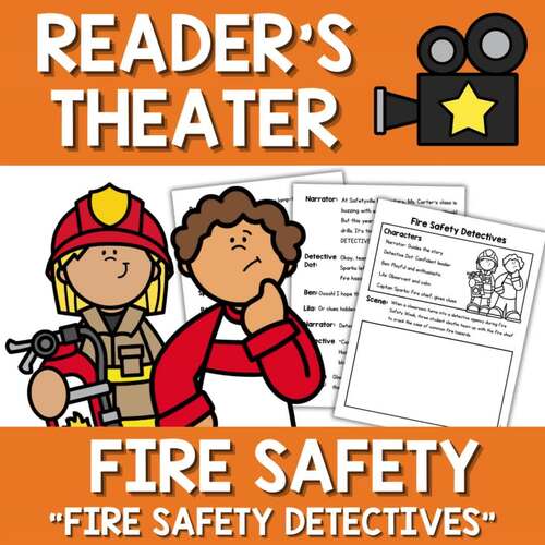 Fire Safety Reading Activity | ELA Fun Skit Play | Oral Reading Fluency ...