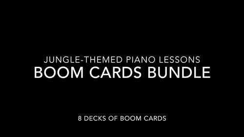 Jungle Piano Games BOOM™ Cards BUNDLE - 8 Digital Activities for Piano ...