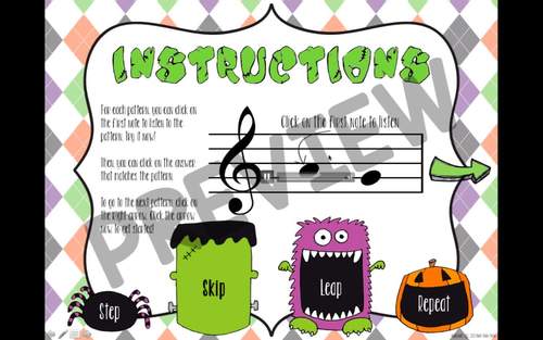 Step, Skip, Leap, Repeat – Interactive Music Game for Google Slides ...