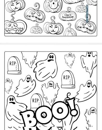 Halloween Coloring Pages for 3rd, 4th, and 5th Grade | TPT