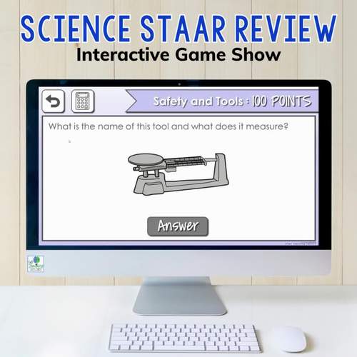 5th Grade Science STAAR Review Digital Games BUNDLE | Science Test Prep
