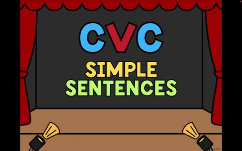 CVC Short O Simple Sentences | Reading Fluency | Google Slides | PowerPoint