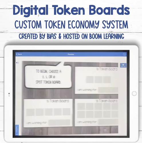Digital Token Board | Custom Token Economy System | Boom Cards | TpT