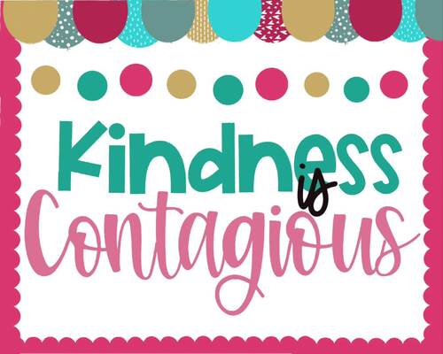 Kindness is Contagious Bulletin Board Kit | 23 by KerrysDigitalDesigns