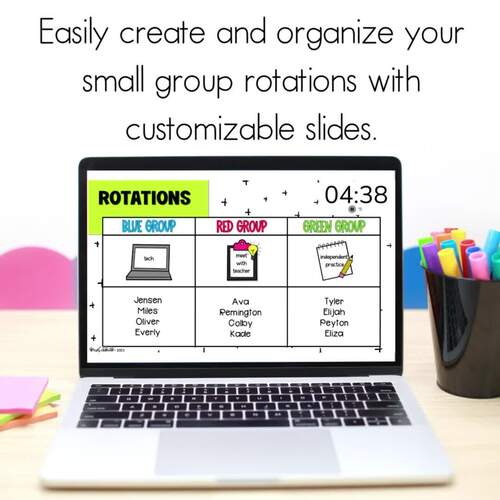 Center Rotation Chart by Katy Hoffman | TPT