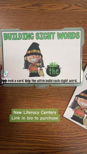 Building Sight Words Halloween Edition by Teach from the heART | TPT