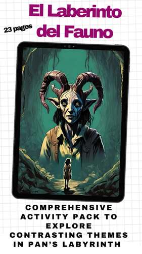 El Laberinto del Fauno - 'Pan's Labyrinth' Activity Pack | TPT