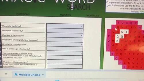 Black History Month Word Search - Music Theory - Lift Every Voice and ...