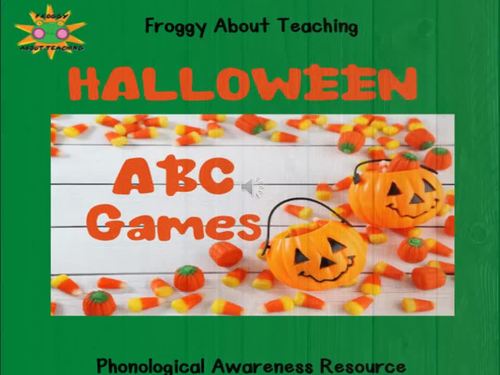 Halloween ABC Games by Froggy About Teaching Resources | TpT