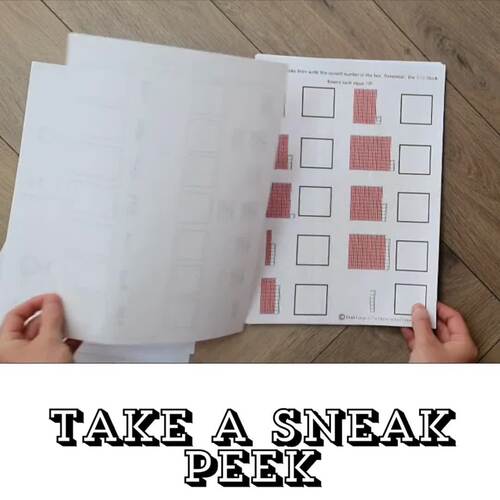 Kindergarten + 1st First Grade NO PREP Math Worksheets + Reusable Resources