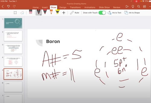 Practice Drawing Atoms, Video and Google Slides Lesson by Secondary ...