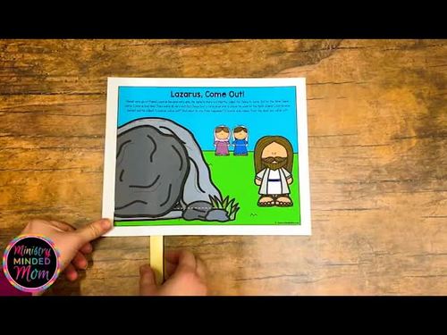 Jesus Raises Lazarus Craft | Resurrection of Lazarus Bible Craft For Kids