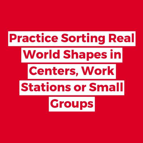 Real World Shapes Sorting Mats (w/Real Photos) by File Folder Heaven