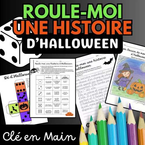 Roule-moi une histoire d’Halloween: Production écrite + Coloriage, 2e à ...