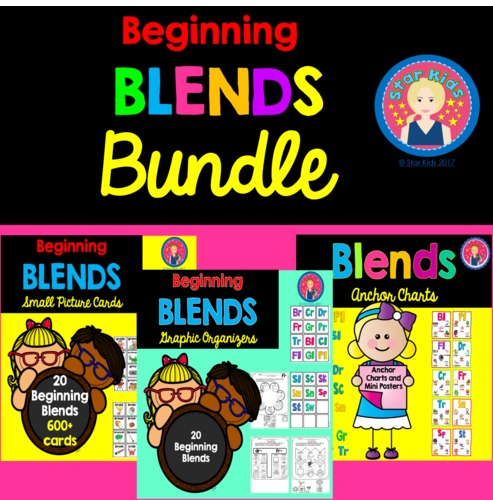 Beginning Blends Bundle Video PREVIEW by Star Kids | TpT