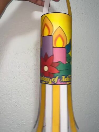 First Sunday of Advent Windsock Craft | First Sunday of Advent Activities