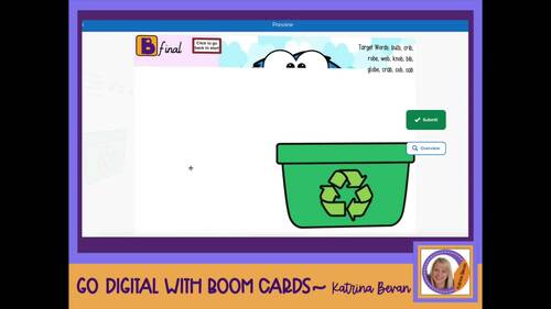 Boom™ Cards: Articulation Earth Day Recycling by Katrina Bevan | TPT