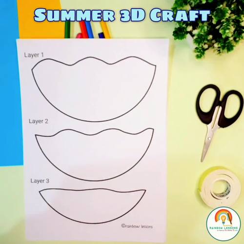 Summer Crafts | Summer Craftivity | Summer Activities | Summer Decor ...