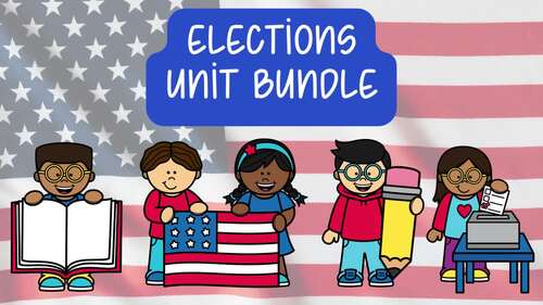 All About Elections Kindergarten First Second Third Grade PreK ...